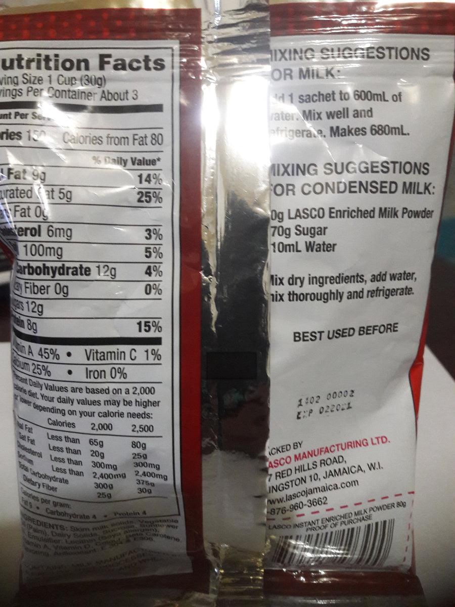 Lasco Instant Enriched Milk Powder – KingstonKornerShop.com